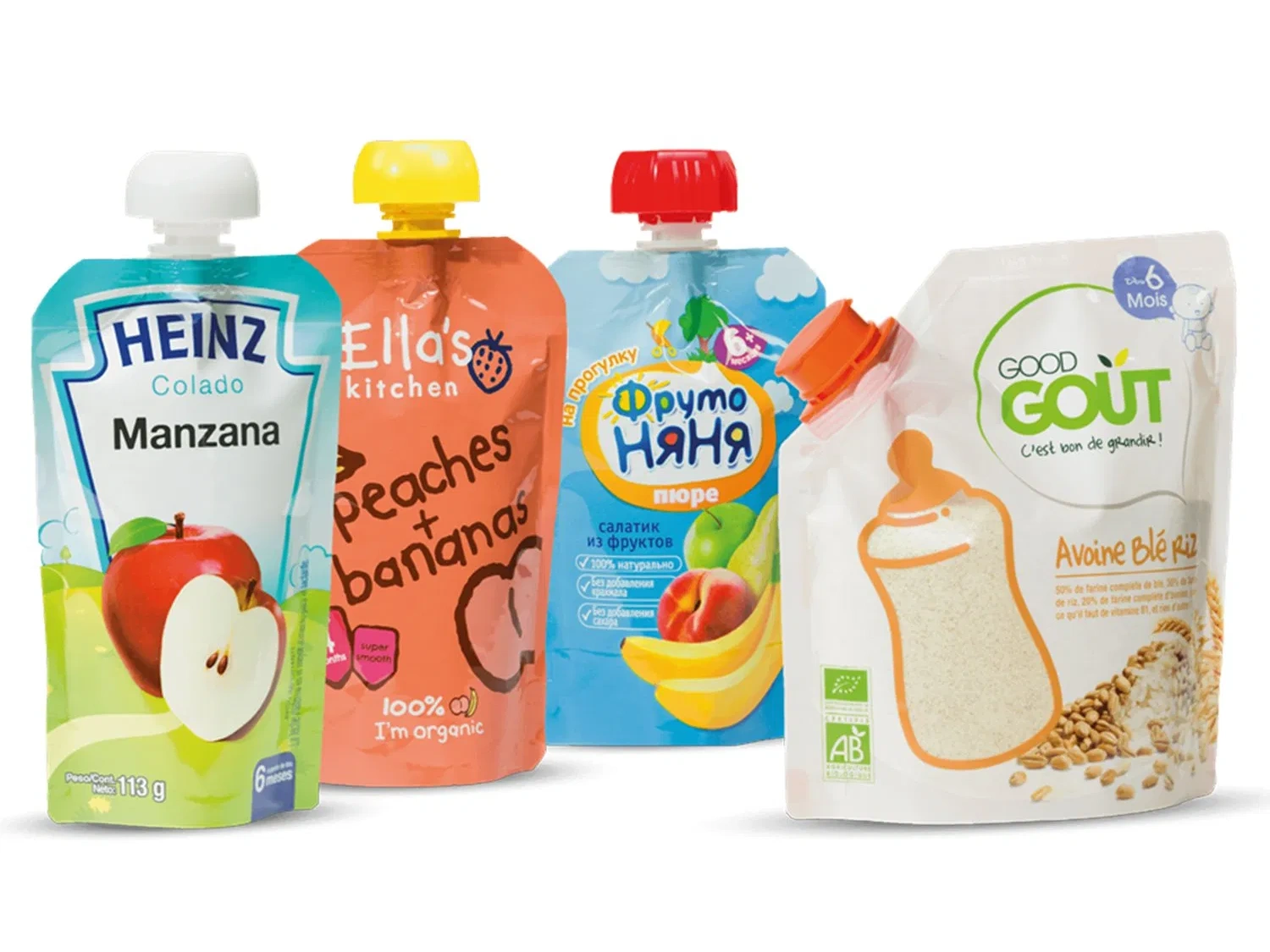 Custom Baby Food Pouch Manufacturer | Easy for Feeding Baby