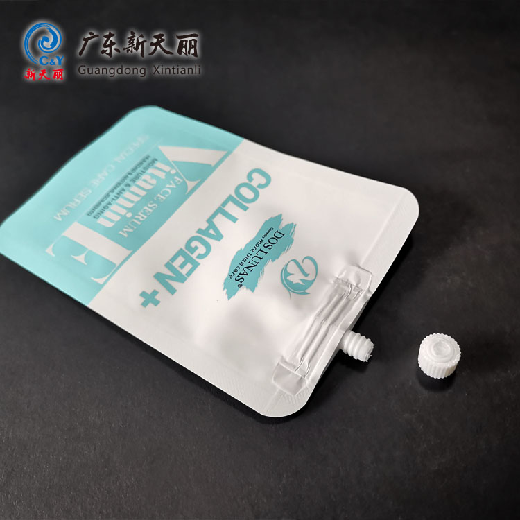 Custom Standup Pouches With Spout, Lotion Pouch Packaging